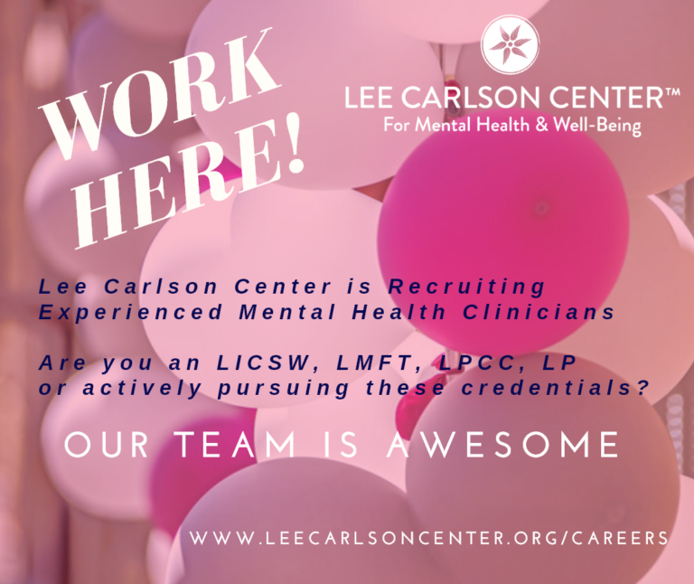 Seeking an Experienced Trauma-focused Therapist - Lee Carlson Center ...