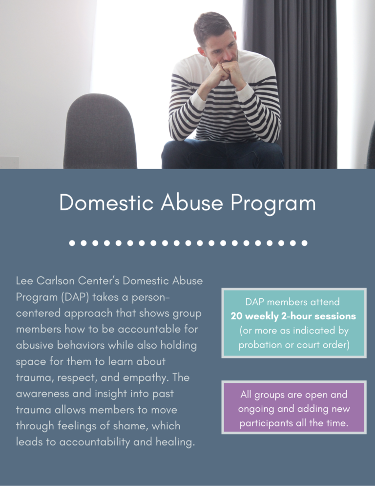 Domestic Abuse Program - Lee Carlson Center for Mental Health and Well ...